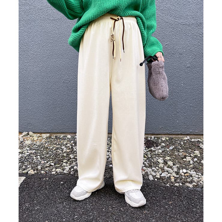 ワイドパンツ レディース コーデュロイ[品番:JOKW0016197 ワイドパンツ レディース コーデュロイ[品番:JOKW0016197