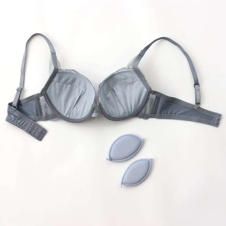 サイドチュールレース 3/4モールドカップブラ＆ショーツ＋Tバック[品番：PLSW0001093]｜palissee（パリーゼ）のレディースファッション通販｜SHOPLIST（ショップリスト）