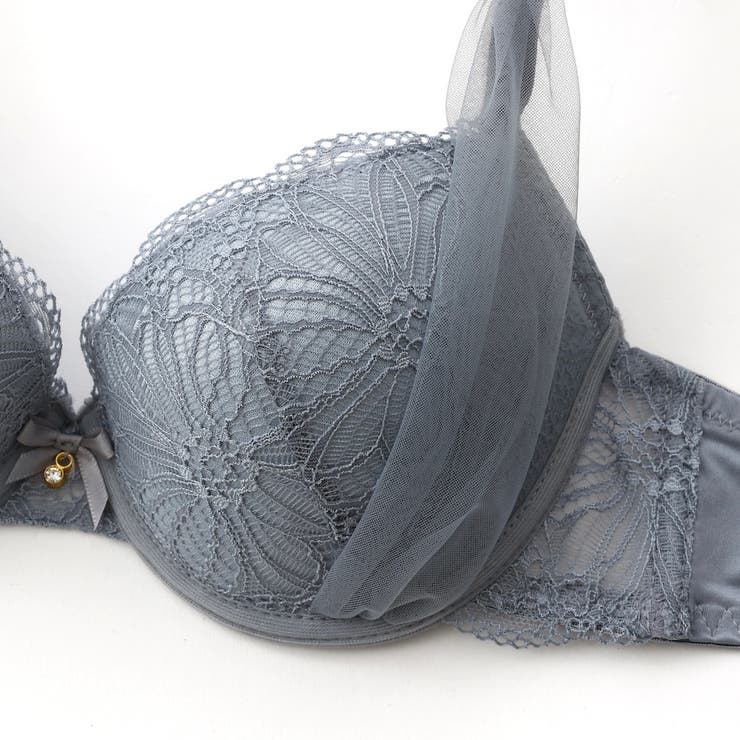 サイドチュールレース 3/4モールドカップブラ＆ショーツ＋Tバック[品番：PLSW0001093]｜palissee（パリーゼ）のレディースファッション通販｜SHOPLIST（ショップリスト）