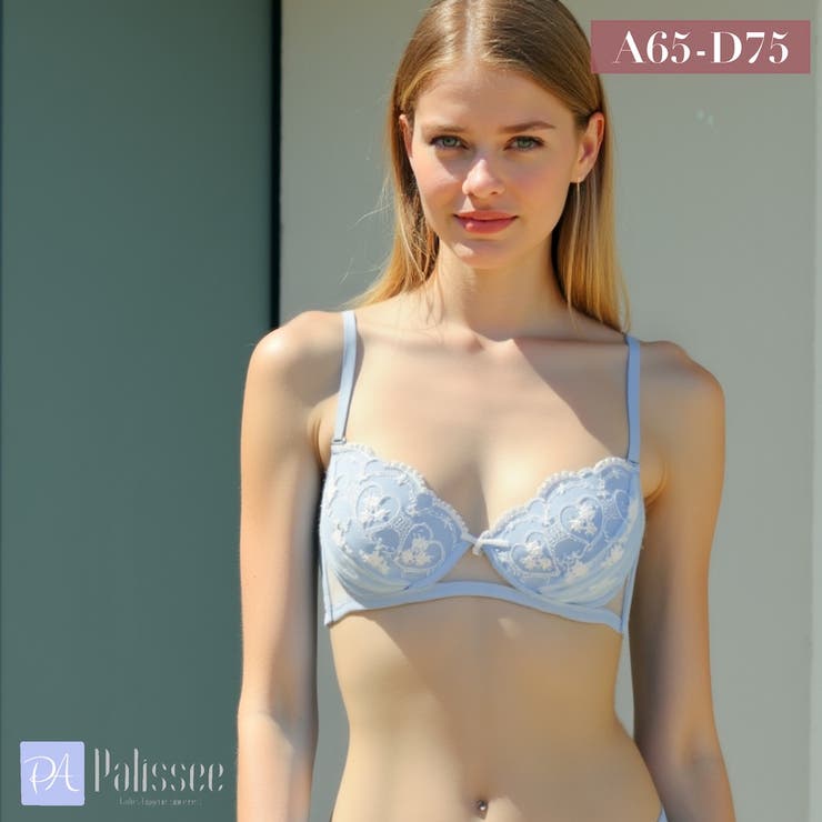 ガーリーハートレース3/4モールドカップブラ＆ショーツ [品番：PLSW0001395]｜palissee（パリーゼ）のレディースファッション通販｜SHOPLIST（ショップリスト）