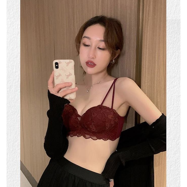 ブラジャーショーツセット 1 2カップブラ[品番：FQ000170738]｜PlusNao（プラスナオ）のレディースファッション通販｜SHOPLIST（ショップリスト）