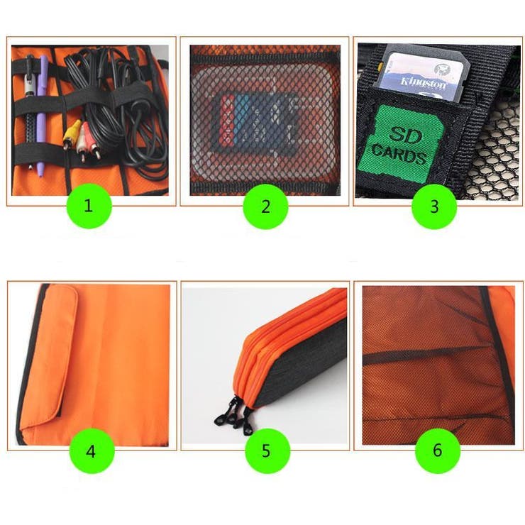 ガジェットポーチ ガジェットケース ガジェット収納[品番：FQ000252240]｜PlusNao（プラスナオ）のファッション通販 ...