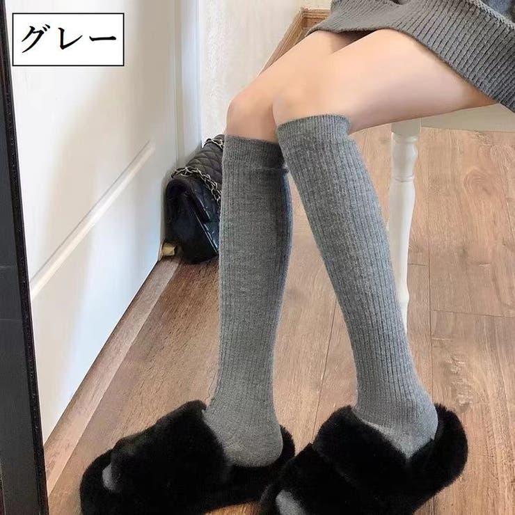 ハイソックス 靴下 くつ下[品番：FQ000197257]｜PlusNao（プラスナオ）のレディースファッション通販｜SHOPLIST（ショップリスト）