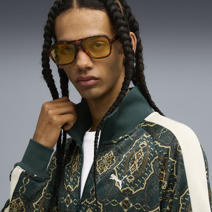 メンズ T7 ヴィンテージ プレップ トラック ジャケット[品番