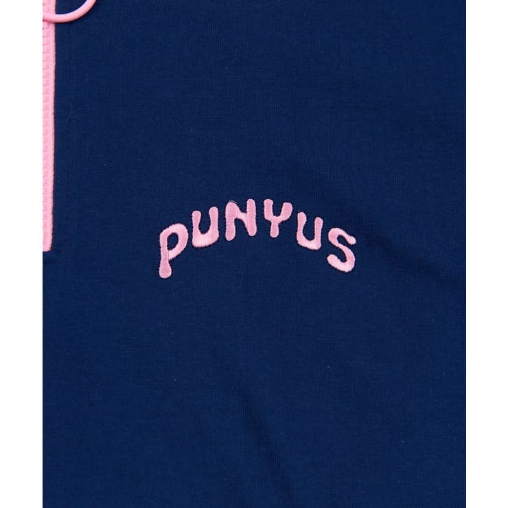 ワンポイントハーフZIPポロシャツ[品番：PNYW0004379]｜PUNYUS （プニュズ）のレディースファッション通販｜SHOPLIST（ショップリスト）
