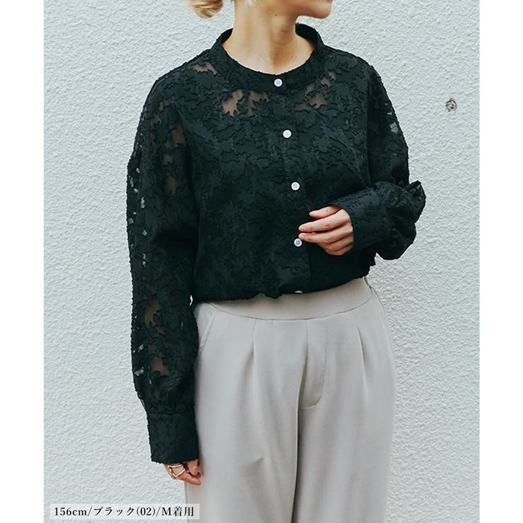 ブラウス レース シャツ[品番：RLCW0004490]｜relaclo（リラクロ）のレディースファッション通販｜SHOPLIST（ショップリスト）