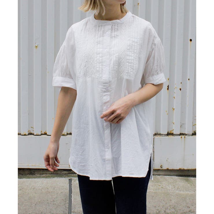 ブラウス レディース 半袖[品番：SKLW0002685]｜LAPULE （ラピュレ）のレディースファッション通販｜SHOPLIST（ショップリスト）