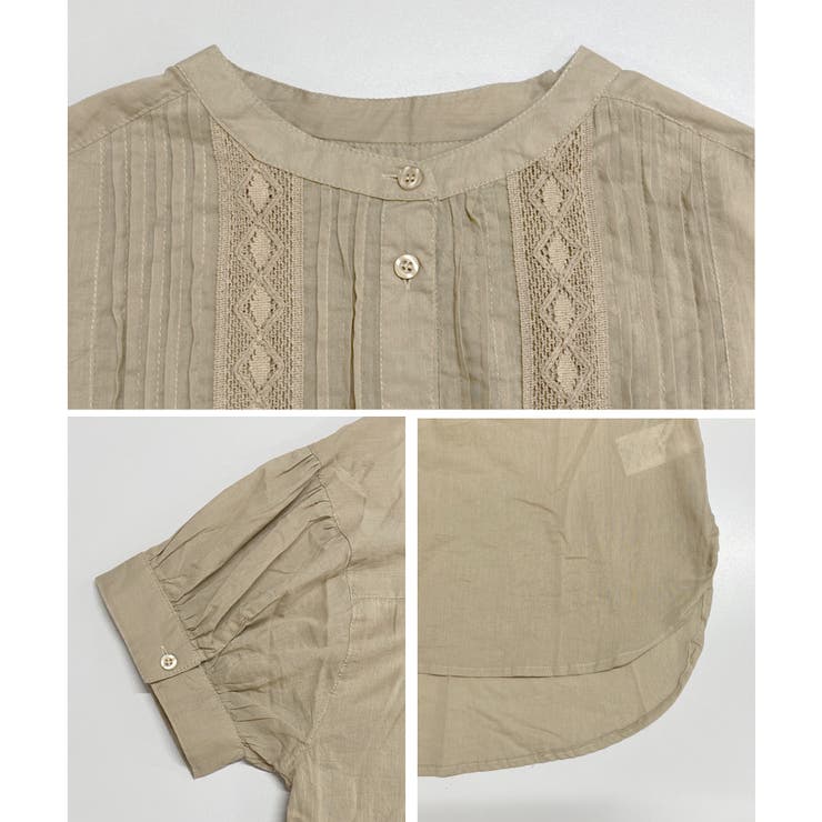 ブラウス レディース 半袖[品番：SKLW0002685]｜LAPULE （ラピュレ）のレディースファッション通販｜SHOPLIST（ショップリスト）