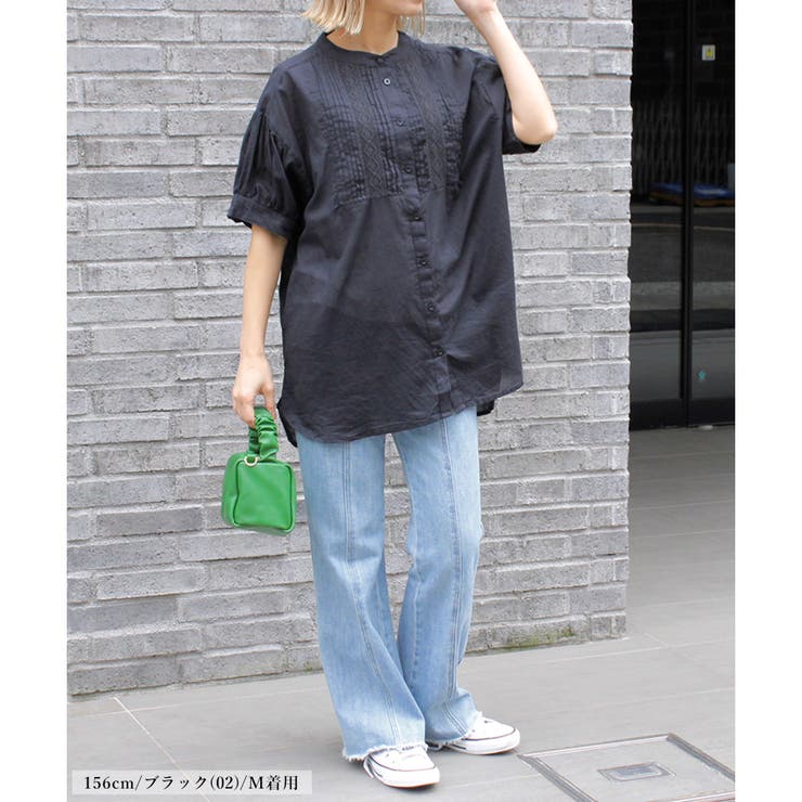 ブラウス レディース 半袖[品番：SKLW0002685]｜LAPULE （ラピュレ）のレディースファッション通販｜SHOPLIST（ショップリスト）