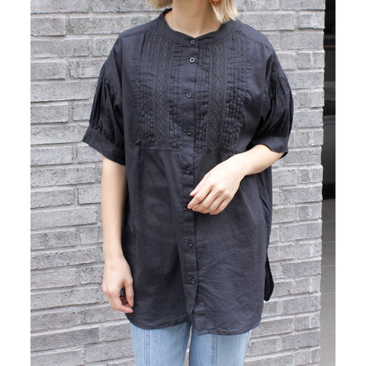 ブラウス レディース 半袖[品番：SKLW0002685]｜LAPULE （ラピュレ）のレディースファッション通販｜SHOPLIST（ショップリスト）