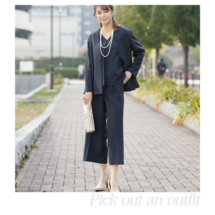 ツイルストレッチワイドパンツ[品番：MANW0000060]｜RIRIYANO（リリヤーノ）のレディースファッション通販｜SHOPLIST（ショップリスト）