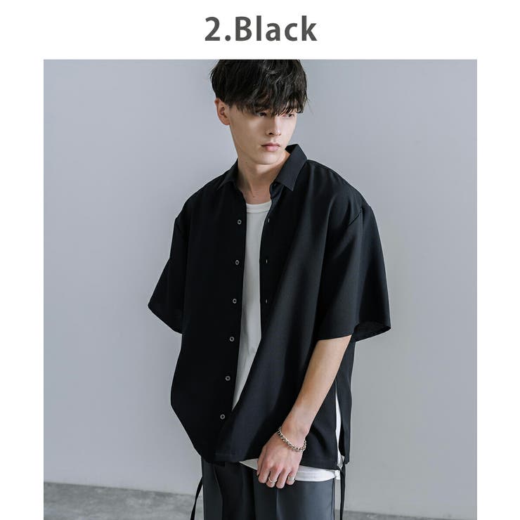 半袖シャツ レギュラーカラー ドローストラップ[品番：OE000007422]｜Rocky Monroe（ロッキーモンロー）のメンズファッション通販｜SHOPLIST（ショップリスト）