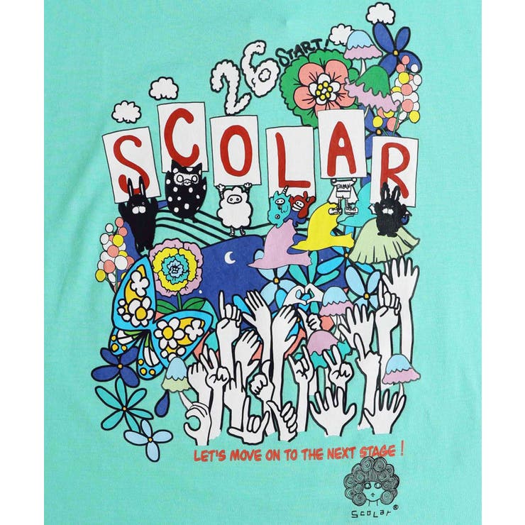 26周年スタート柄 スカラーキャラTシャツ[品番：SRSW0000025]｜ScoLar（スカラー）のレディースファッション通販｜SHOPLIST（ショップリスト）