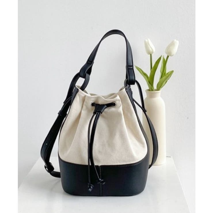 【MAISON BREEZE】キャンバスポータブル巾着バケットバッグ KNF[品番：TTMW0000674]｜SETUP7【WOMEN】（セットアップセブン）のレディースファッション通販 ...