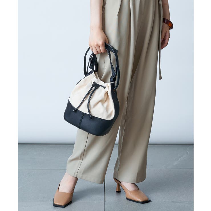 【MAISON BREEZE】キャンバスポータブル巾着バケットバッグ KNF[品番：TTMW0000674]｜SETUP7【WOMEN】（セットアップセブン）のレディースファッション通販 ...