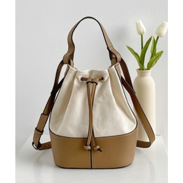 【MAISON BREEZE】キャンバスポータブル巾着バケットバッグ KNF[品番：TTMW0000674]｜SETUP7【WOMEN】（セットアップセブン）のレディースファッション通販 ...