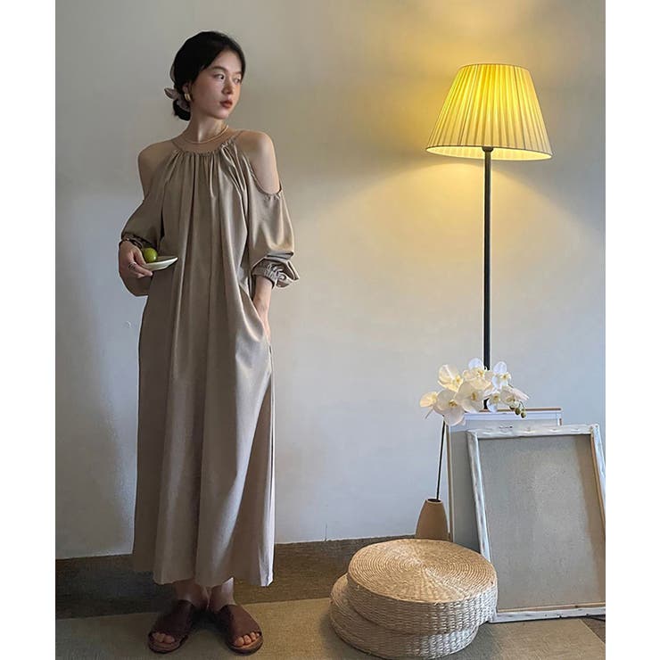 【SETUP7】オープンショルダーワンピース SCCH400[品番：TTMW0000485]｜SETUP7【WOMEN】（セットアップセブン）のレディースファッション通販｜SHOPLIST ...