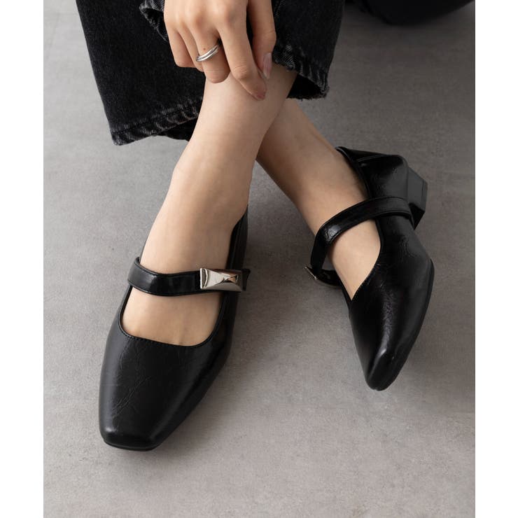 【SETUP7】スクエアトゥ スタッズベルトシューズ KNF-TP[品番：TTMW0002755]｜SETUP7【WOMEN】（セットアップセブン）のレディースファッション通販 ...