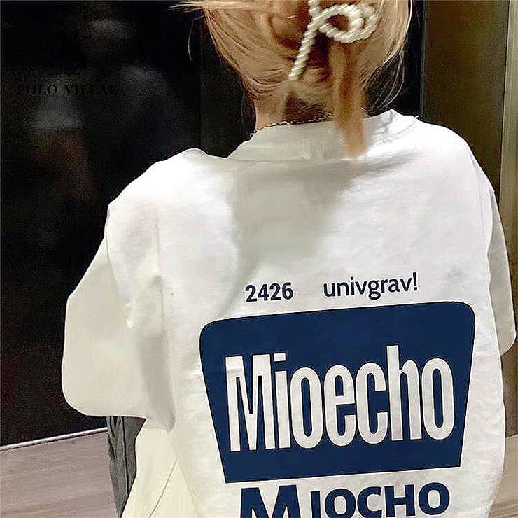 MioechoロゴルーズTシャツ 春 夏[品番：SHNW0009106]｜SHEENA （シーナ）のレディースファッション通販 ...