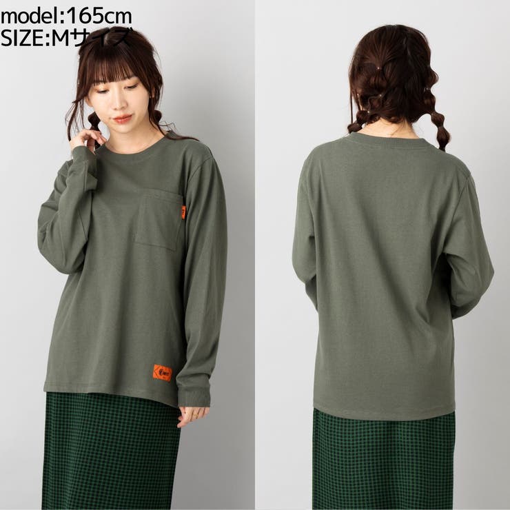 ロングスリーブ ポケットTシャツ メンズ[品番:SMOW0000069 ロングスリーブ ポケットTシャツ メンズ[品番:SMOW0000069