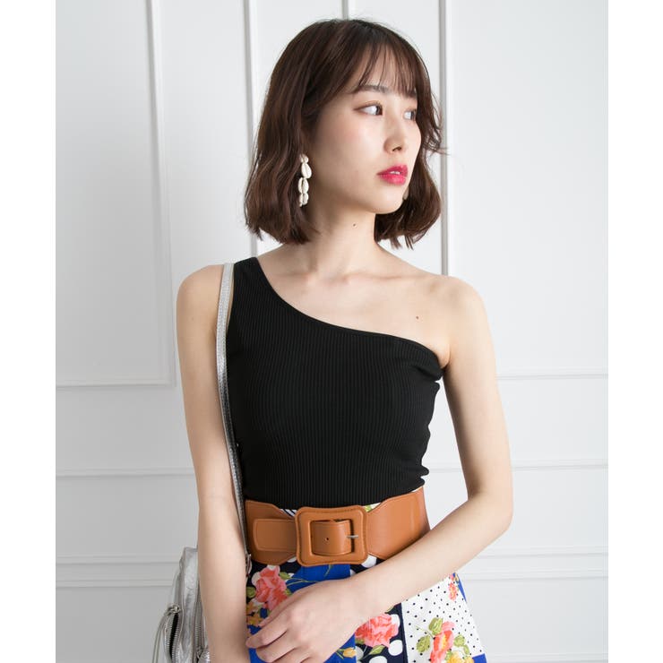 テレコワンショルタンクトップ[品番：SPRW0006314]｜Libby&Rose（リビーアンドローズ）のレディースファッション通販｜SHOPLIST（ショップリスト）