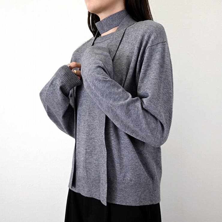 ニットカーディガン カーディガン 2WAY[品番：XV000021205]｜STYLEBLOCK（スタイルブロック）のレディースファッション通販｜SHOPLIST（ショップリスト）