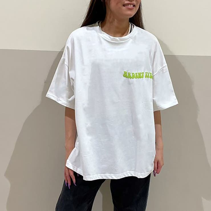 花×レトロロゴ発泡プリントBIGTシャツ[品番：TAXW0002558]｜TAXI （タクシー ）のレディースファッション通販 ...