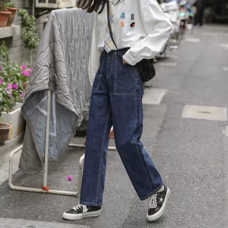 デニム ストレート レディース STP332-1[品番：XO000003948]｜SVEC（シュベック）のレディースファッション通販｜SHOPLIST（ショップリスト）