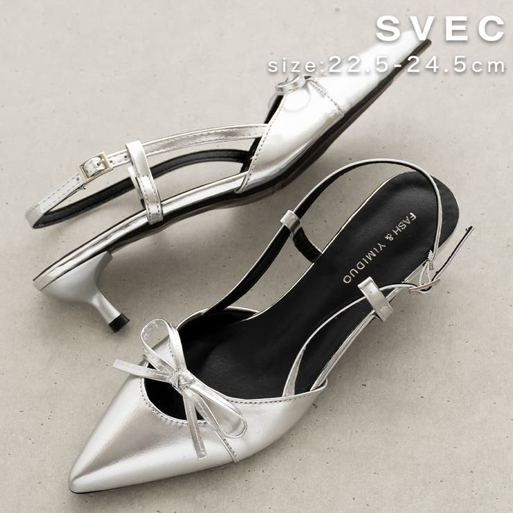 パンプス ヒール 低め[品番：XO000005123]｜SVEC（シュベック）のレディースファッション通販｜SHOPLIST（ショップリスト）