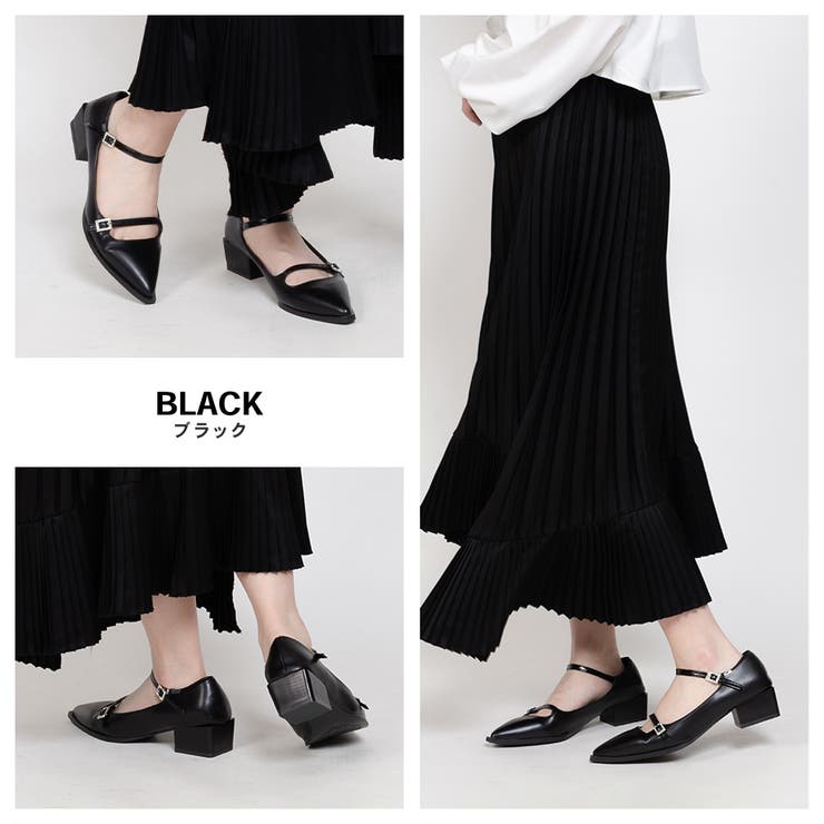 ポインテッドトゥ ストラップパンプス[品番：XO000005288]｜SVEC（シュベック）のレディースファッション通販｜SHOPLIST（ショップリスト）