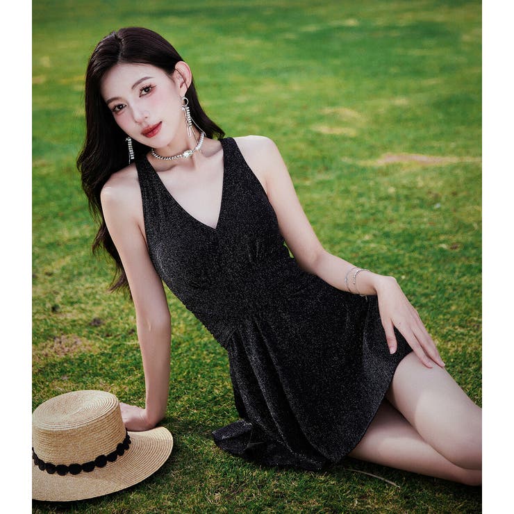 水着体型カバー ワンピース オールインワン[品番：TY000008350]｜teddyshop（テディーショップ）のレディースファッション通販｜SHOPLIST（ショップリスト）