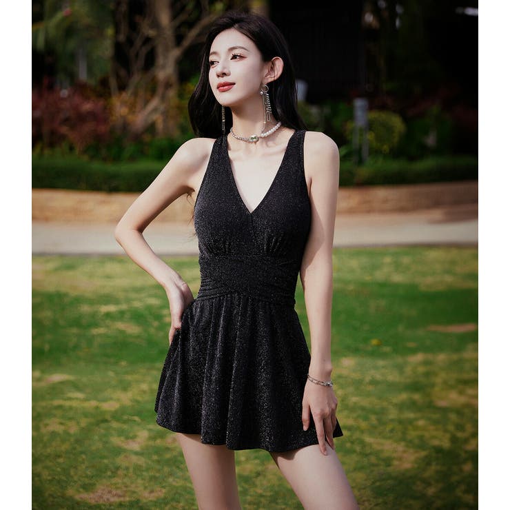 水着体型カバー ワンピース オールインワン[品番：TY000008350]｜teddyshop（テディーショップ）のレディースファッション通販｜SHOPLIST（ショップリスト）