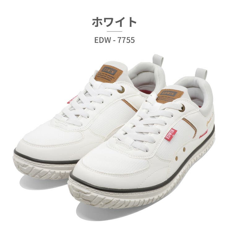EDWIN スニーカー メンズ EDW-7755 エドウィン[品番：TRYW0003485]｜つるや（ツルヤ）のレディースファッション通販｜SHOPLIST（ショップリスト）