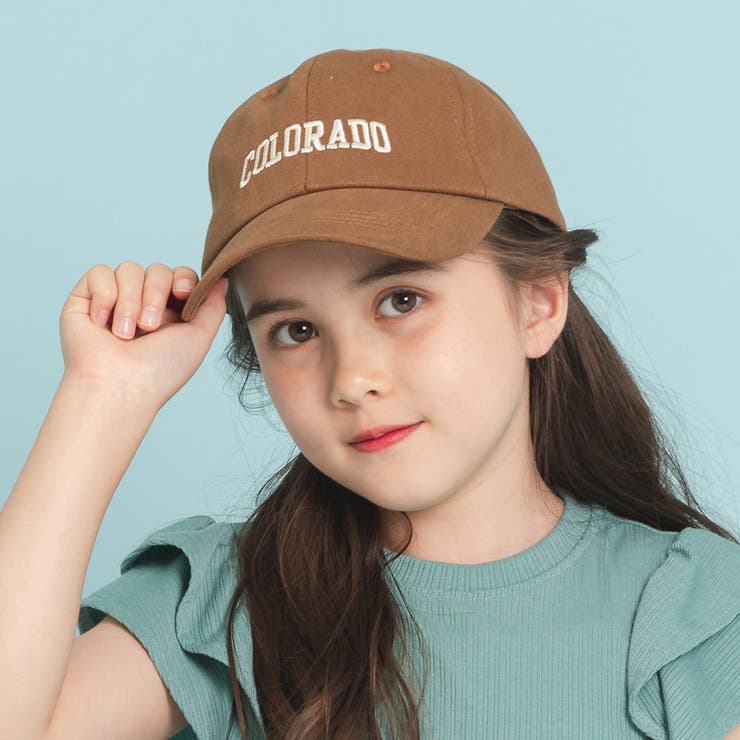 ロゴ刺繍デザインカラーキャップ[品番：VINK0001703]｜URBAN CHERRY（アーバンチェリー）のキッズファッション通販｜SHOPLIST（ショップリスト）