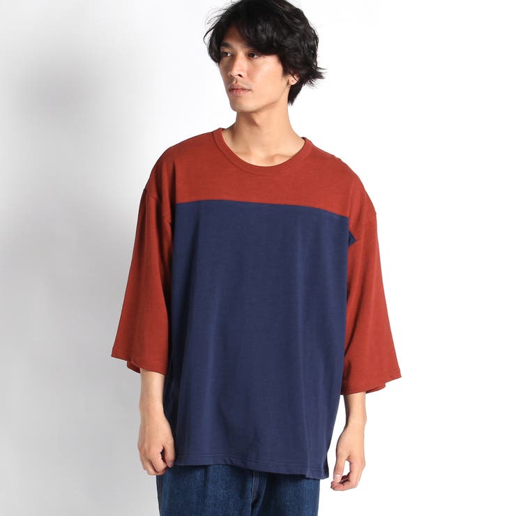 ヘビースラブフットボール7分袖ビッグシルエットTシャツ ヘビースラブフットボール7分袖ビッグシルエットTシャツ