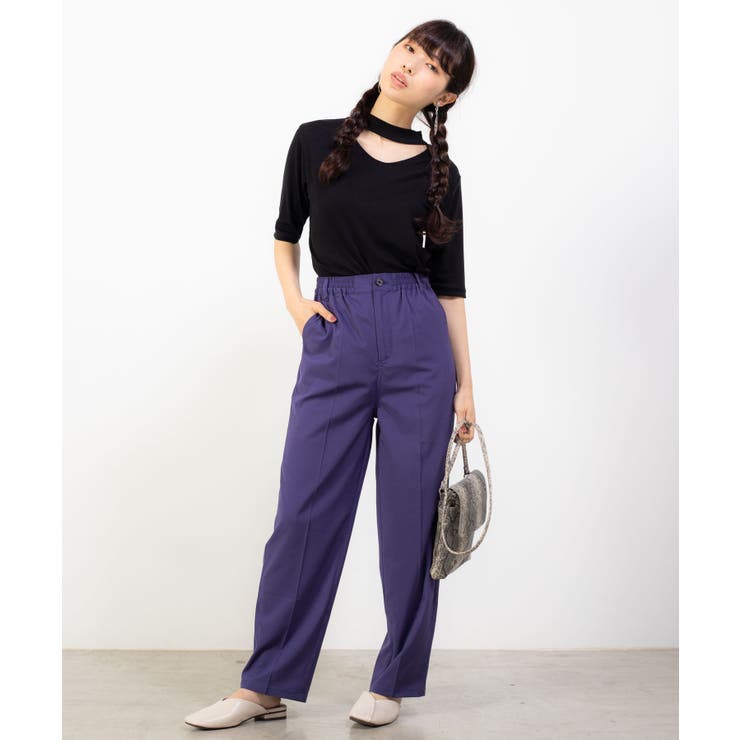 センタープレステーパードパンツ WE19AU08-L3930[品番：WG010069637]｜WEGO【WOMEN】（ウィゴー）のレディース ...