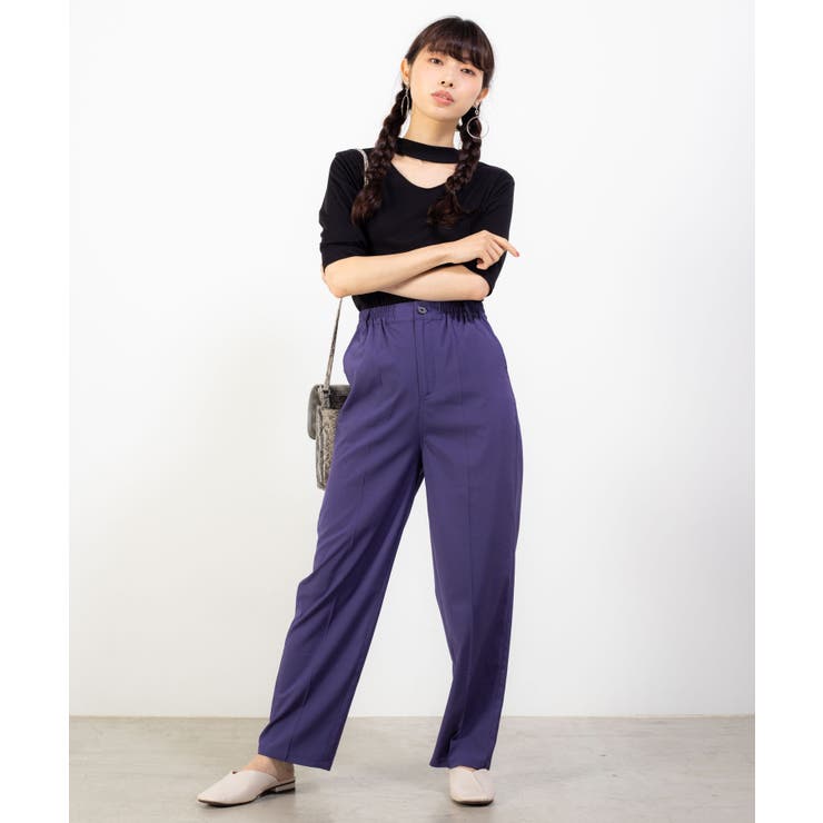 センタープレステーパードパンツ WE19AU08-L3930[品番：WG010069637]｜WEGO【WOMEN】（ウィゴー）のレディース ...
