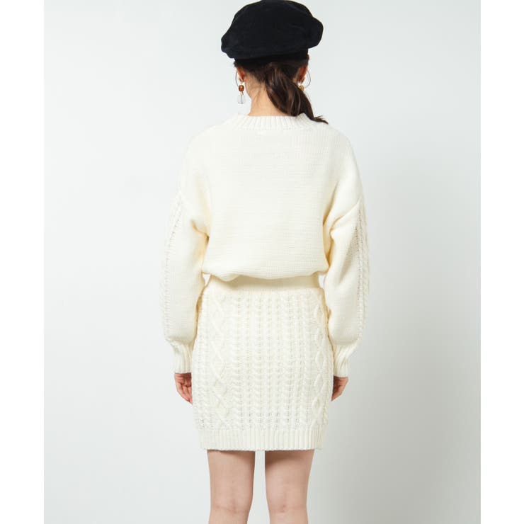 ケーブルミニスカート WE19WN09-L0458[品番：WG010038662]｜WEGO【WOMEN】（ウィゴー）｜レディースファッション ...