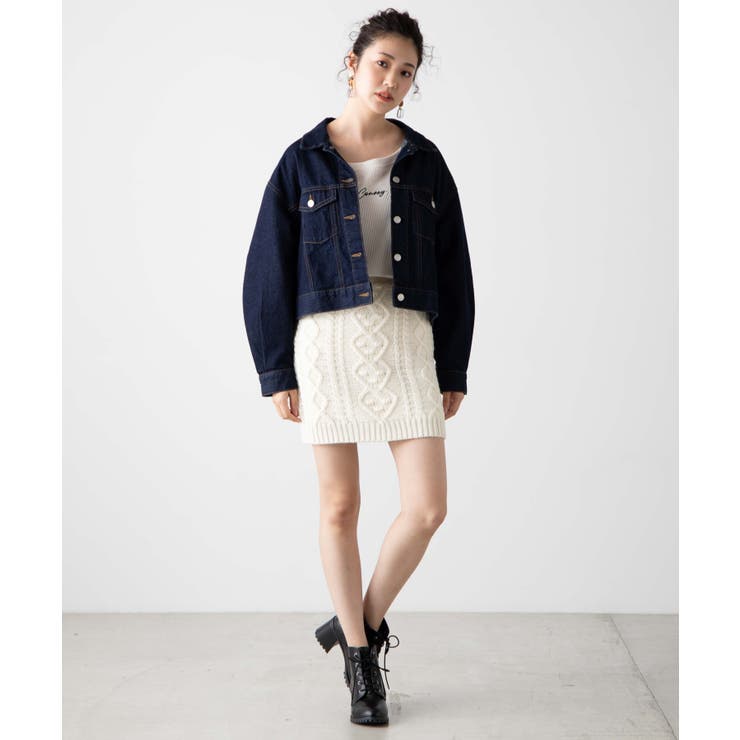 ケーブルミニスカート WE19WN09-L0458[品番：WG010038662]｜WEGO【WOMEN】（ウィゴー）｜レディースファッション ...