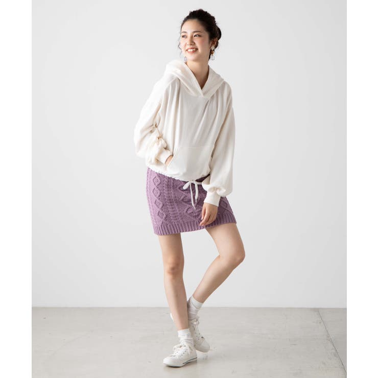 ケーブルミニスカート WE19WN09-L0458[品番：WG010038662]｜WEGO【WOMEN】（ウィゴー）｜レディースファッション ...