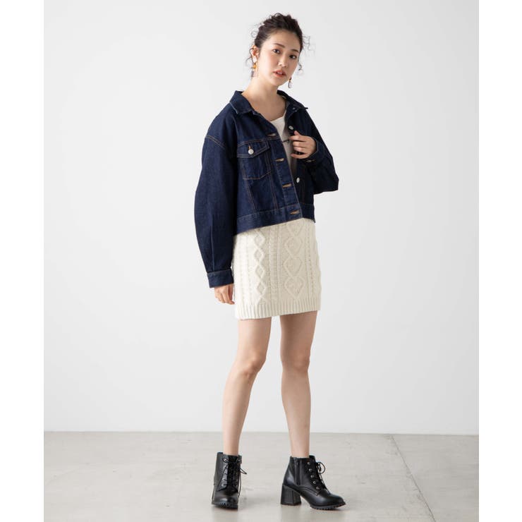 ケーブルミニスカート WE19WN09-L0458[品番：WG010038662]｜WEGO【WOMEN】（ウィゴー）｜レディースファッション ...