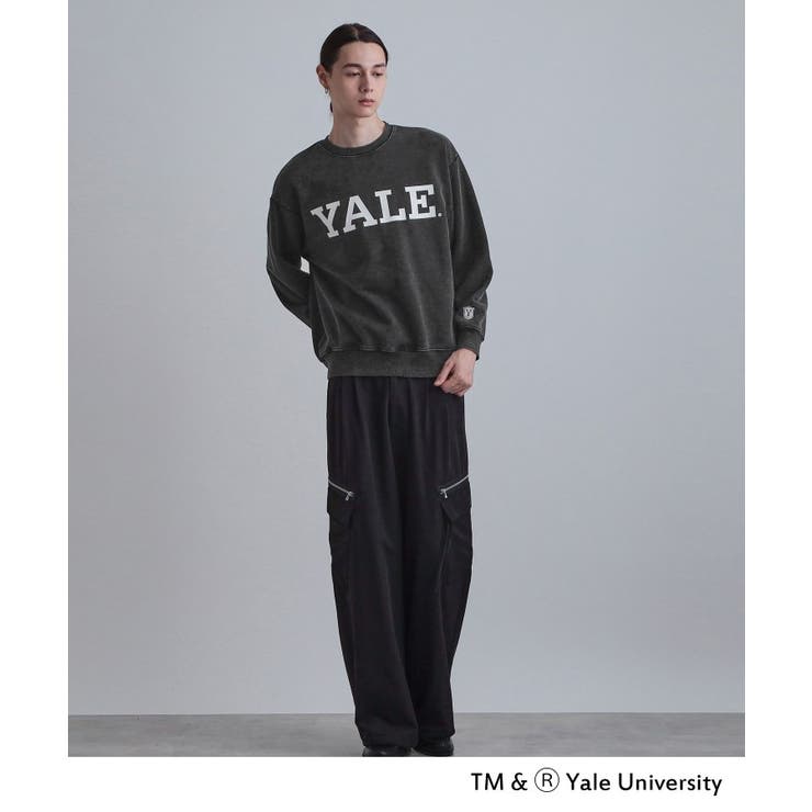 【グレー(012)】YALEロゴスウェット[品番：WRDW0228182]｜tk.TAKEO KIKUCHI（ティーケータケオキクチ）のメンズ ...