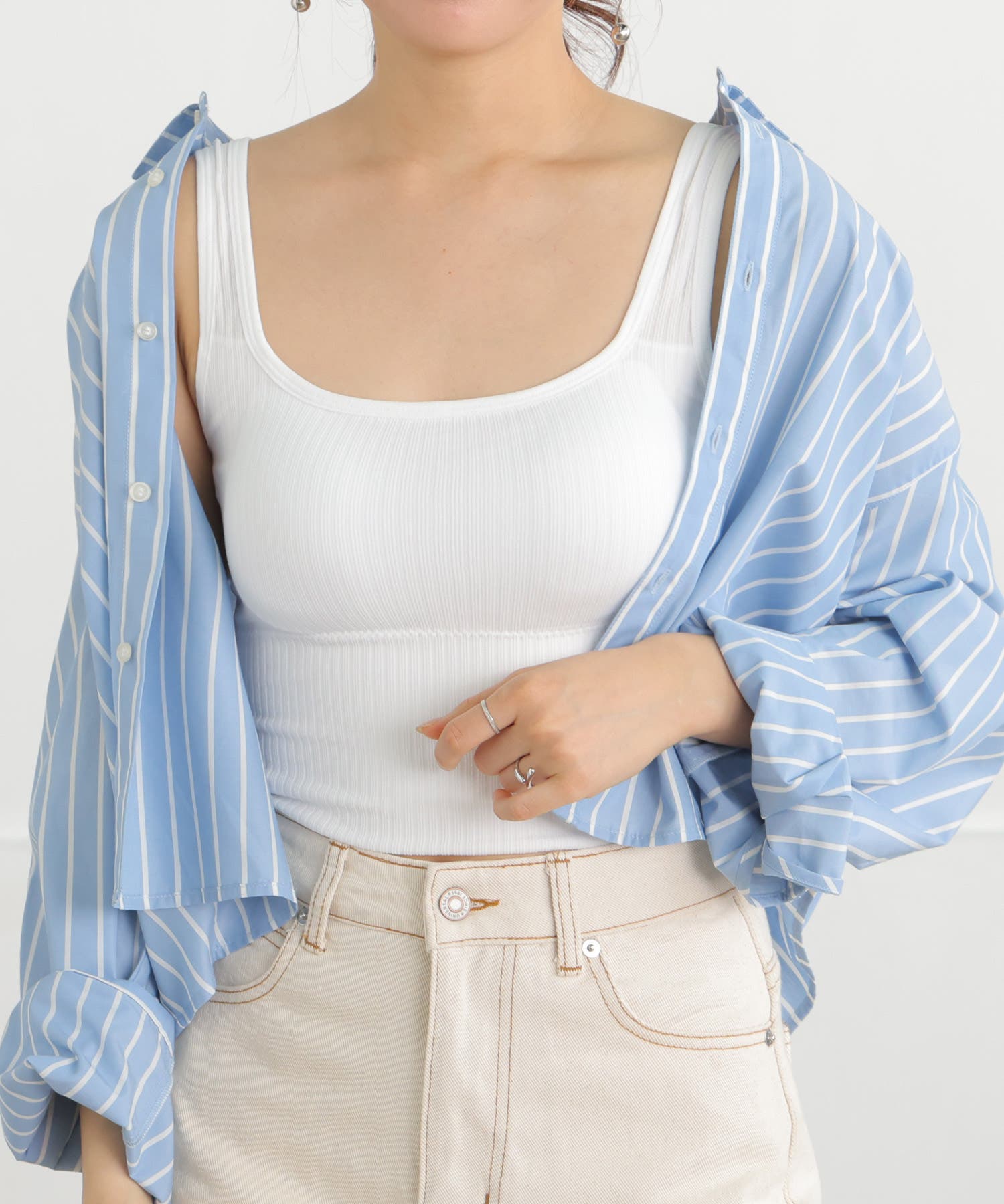 カップ付き ブラトップ [リブタンク][品番：ALTB0002736]｜ALTROSE（アルトローズ）のレディースファッション通販｜SHOPLIST（ショップリスト）