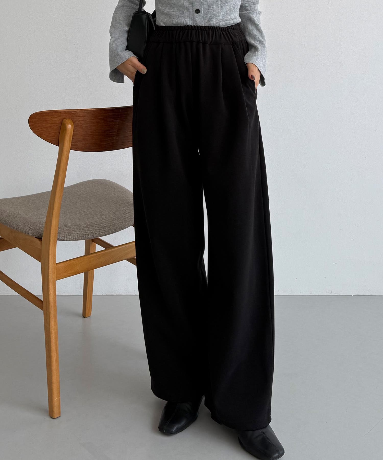 callautia ウォームタックワイドイージーパンツ[品番：AMTW0012632]｜JUNOAH（ジュノア ）のレディースファッション通販｜SHOPLIST（ショップリスト）