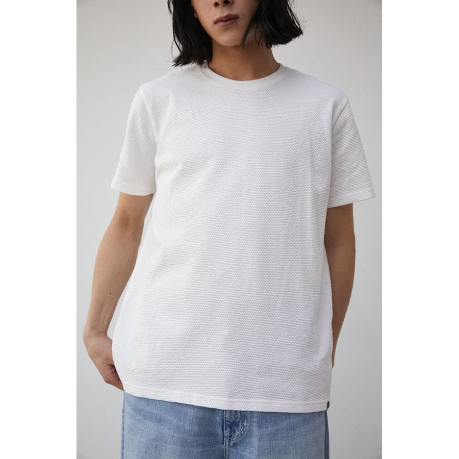 POPCORN JACQUARD C/N TEE[品番：AZLW0020836]｜AZUL BY MOUSSY（アズールバイマウジー）のメンズ ...