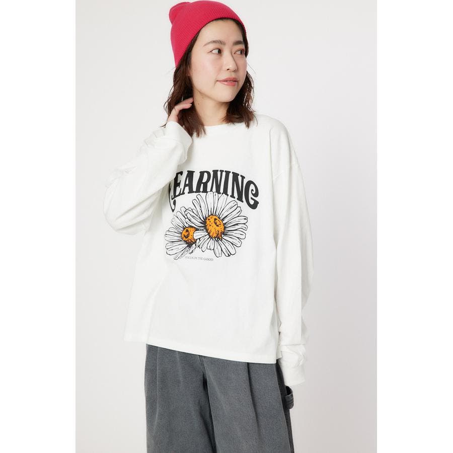 YEARNING FLOWER L/S Tシャツ[品番：BJLW0027205]｜RODEO CROWNS WIDE BOWL（ロデオ ...