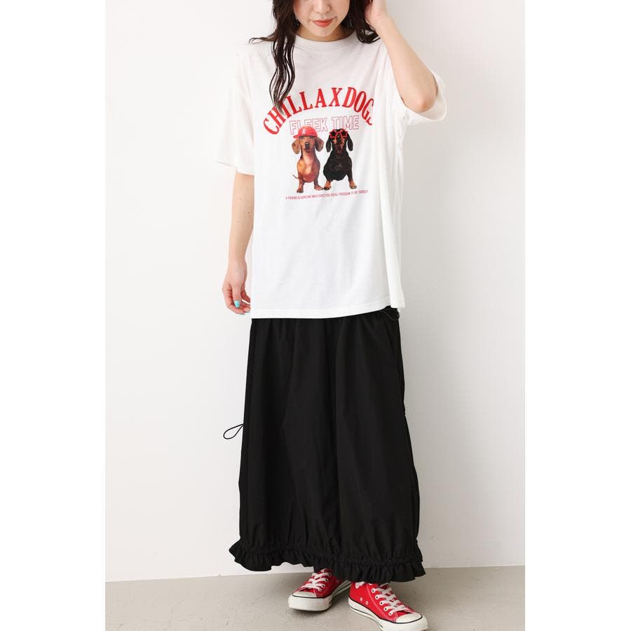 CHILLAX DOGS Tシャツ[品番：BJLW0025800]｜RODEO CROWNS WIDE BOWL（ロデオクラウンズワイドボウル ...