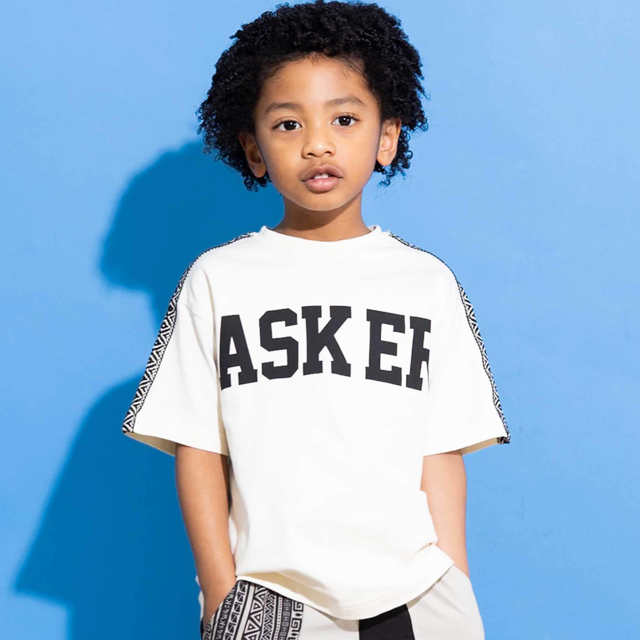 【速乾】【お揃い】袖柄テープ天竺Tシャツ(100~160cm)[品番：BEBK0011052]｜WASK（ワスク）のキッズファッション通販｜SHOPLIST（ショップリスト）