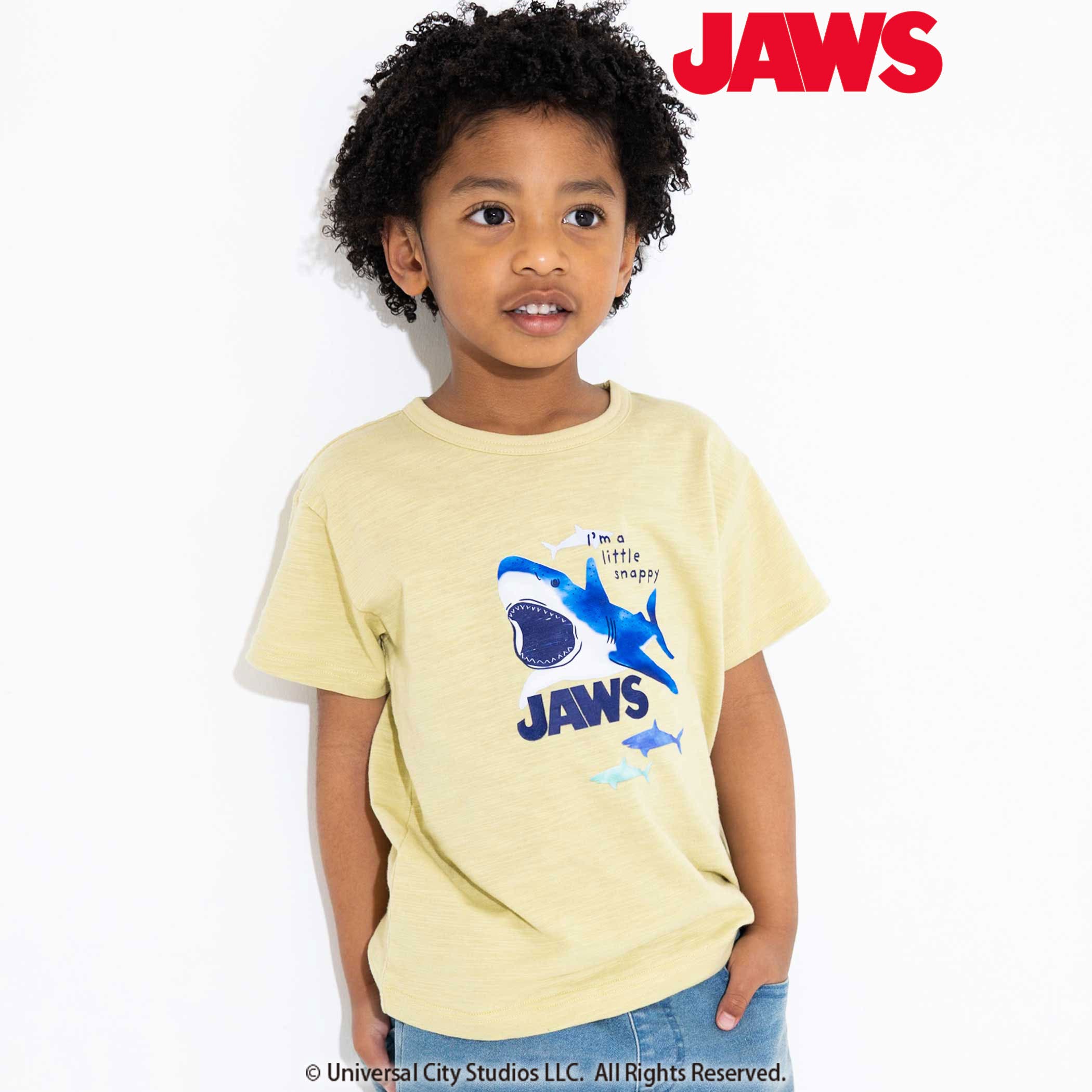 レトロイラスト＆WASKロゴスラブ天竺Tシャツ[品番：BEBK0011182]｜WASK（ワスク）のキッズファッション通販｜SHOPLIST（ショップリスト）