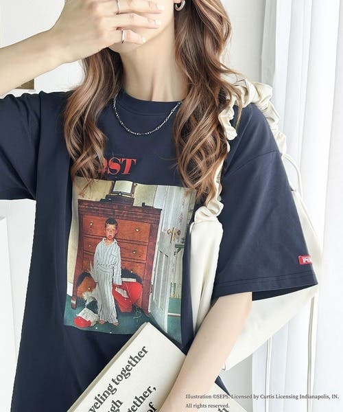 ×クラシカルエルフ 別注グラフィックTシャツ[品番：WZ000005416]｜Classical Elf （クラシカルエルフ）のレディースファッション通販｜SHOPLIST（ショップリスト）